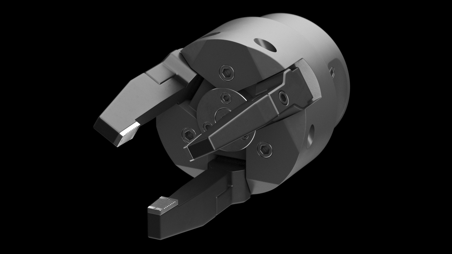 3D 3-Finger Robot Gripper Model - TurboSquid 2065113