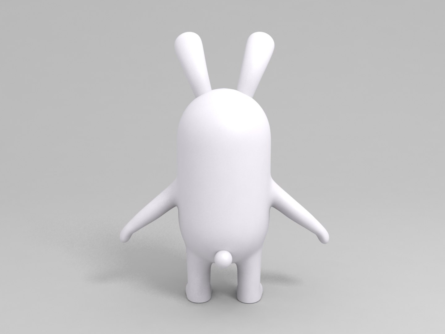 Rabbit Character Cartoon Model - TurboSquid 1252906