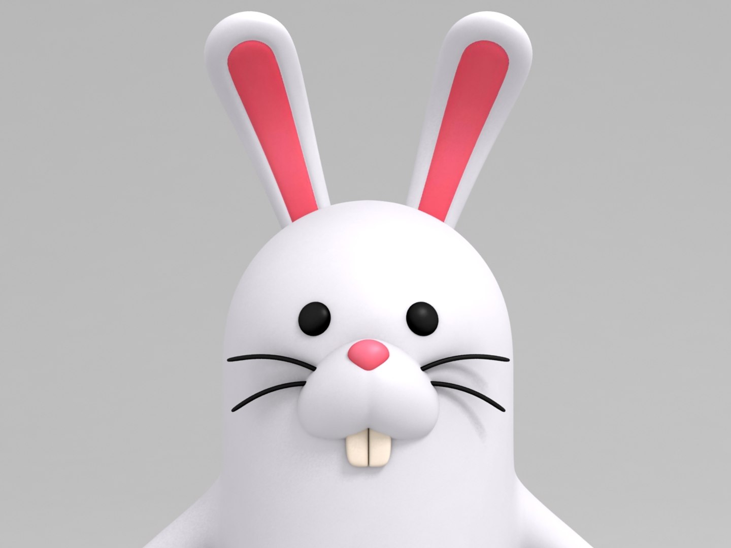 Rabbit Character Cartoon Model - TurboSquid 1252906