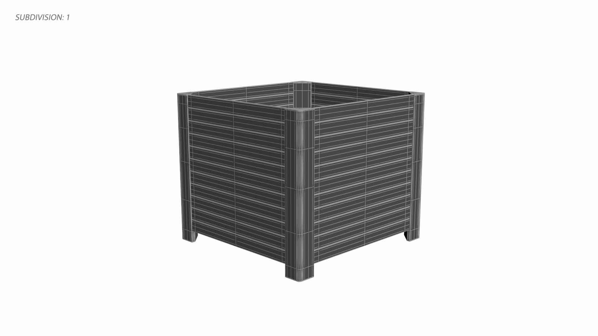 Wooden Bin 3D Model - TurboSquid 1906047