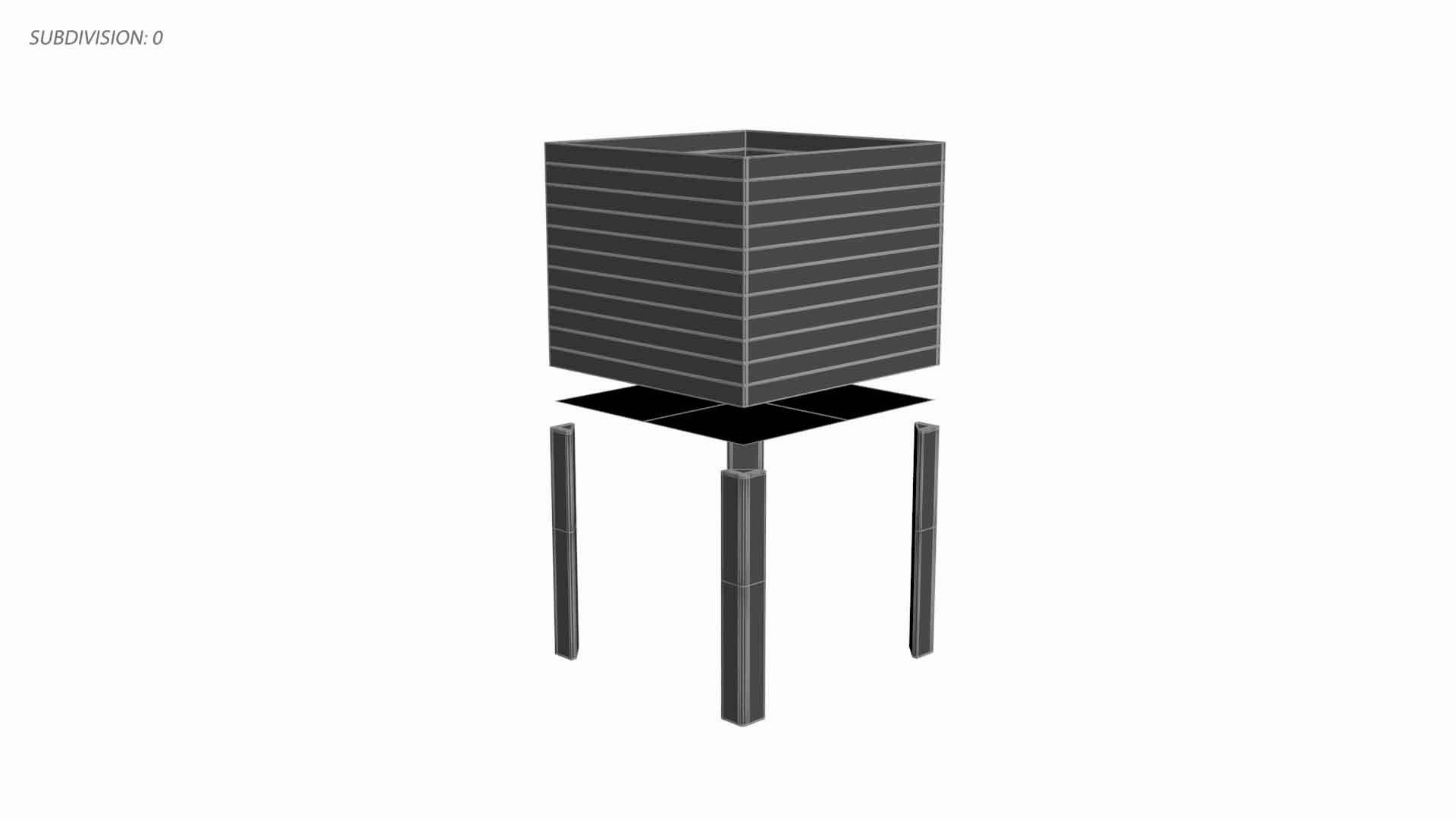Wooden Bin 3D Model - TurboSquid 1906047