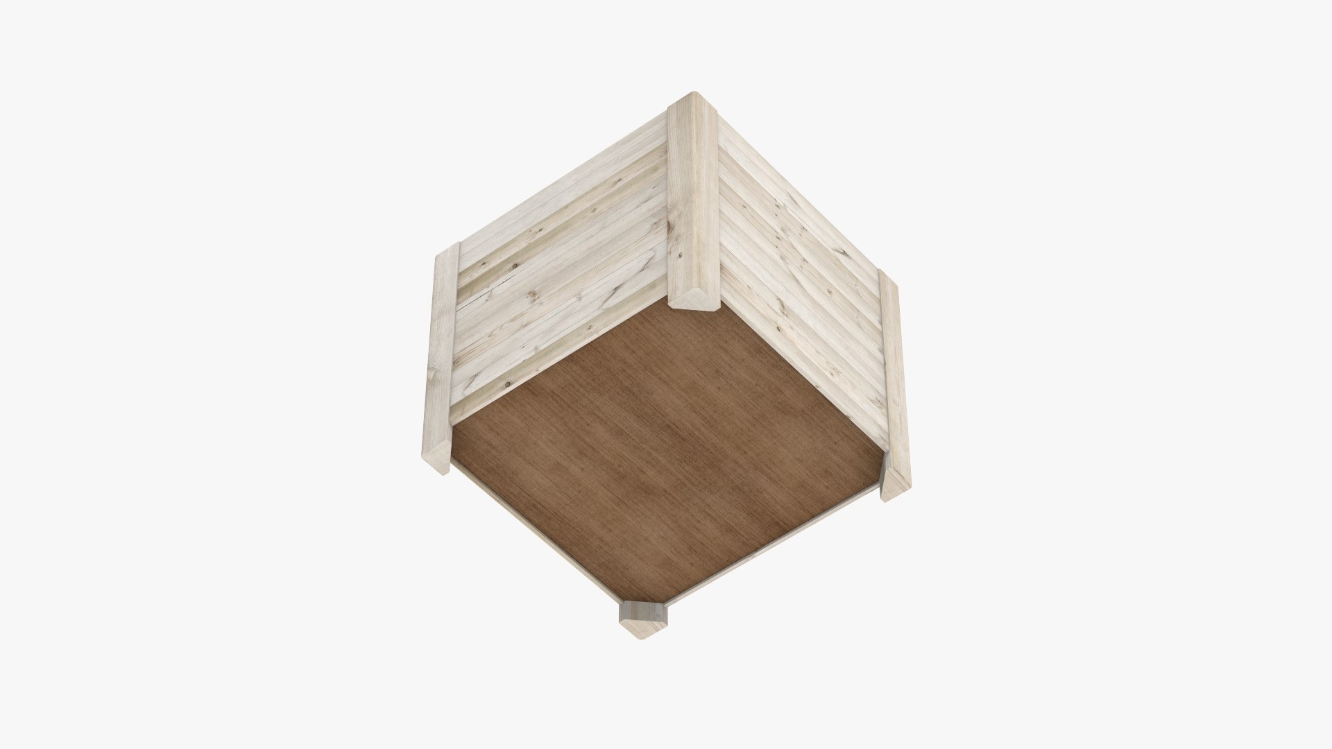 Wooden Bin 3D Model - TurboSquid 1906047