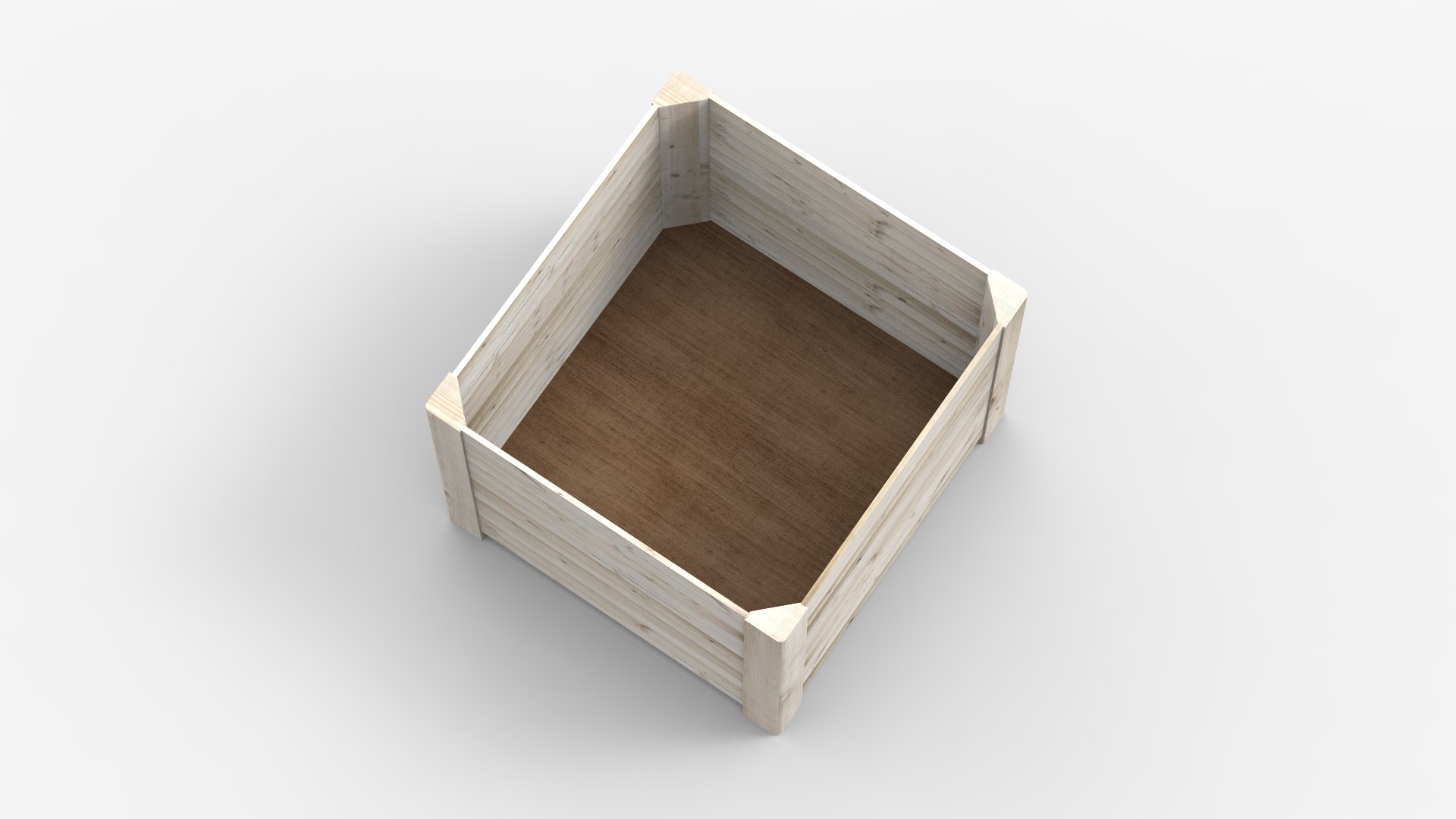 Wooden Bin 3D Model - TurboSquid 1906047