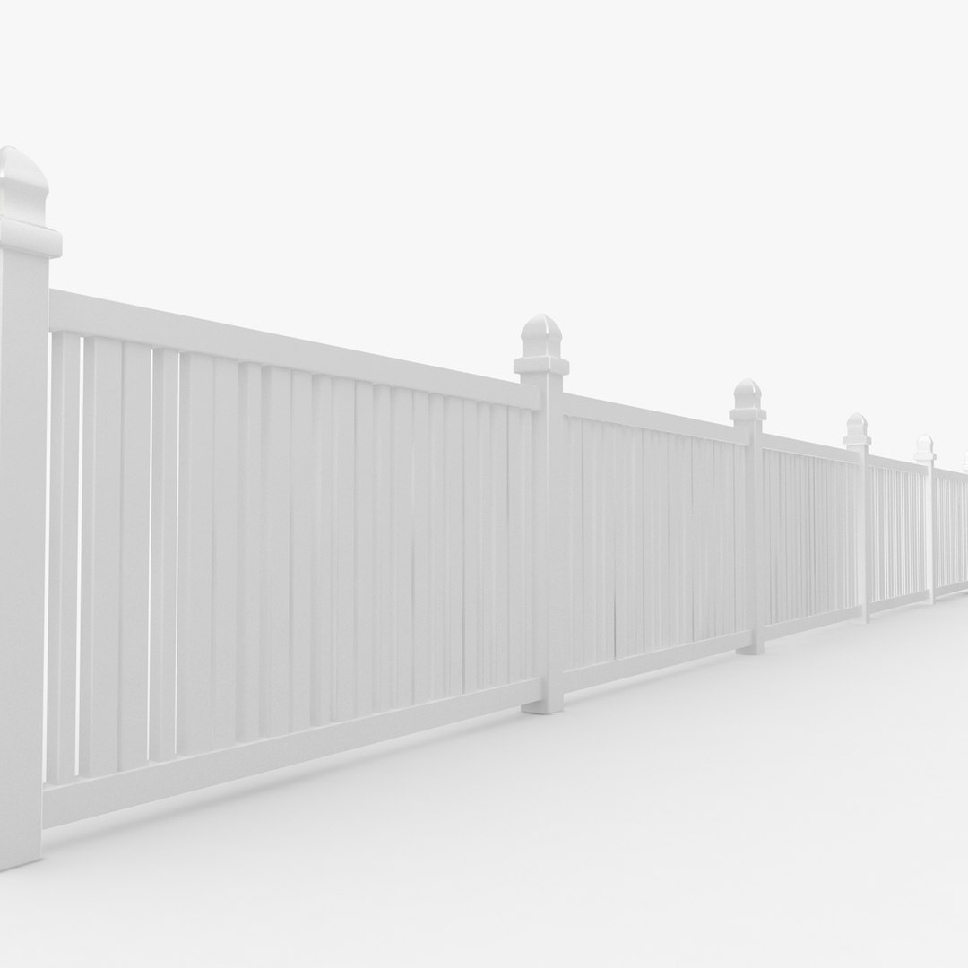 3d Fence 02 Model