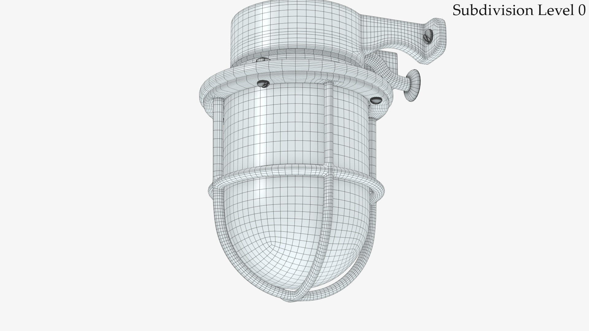 Industrial Bulkhead Light 2 3D Model - TurboSquid 2079529