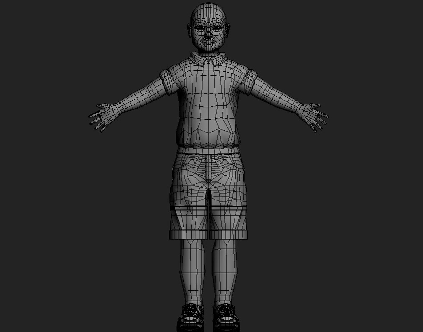 boy kid man 3d 3ds