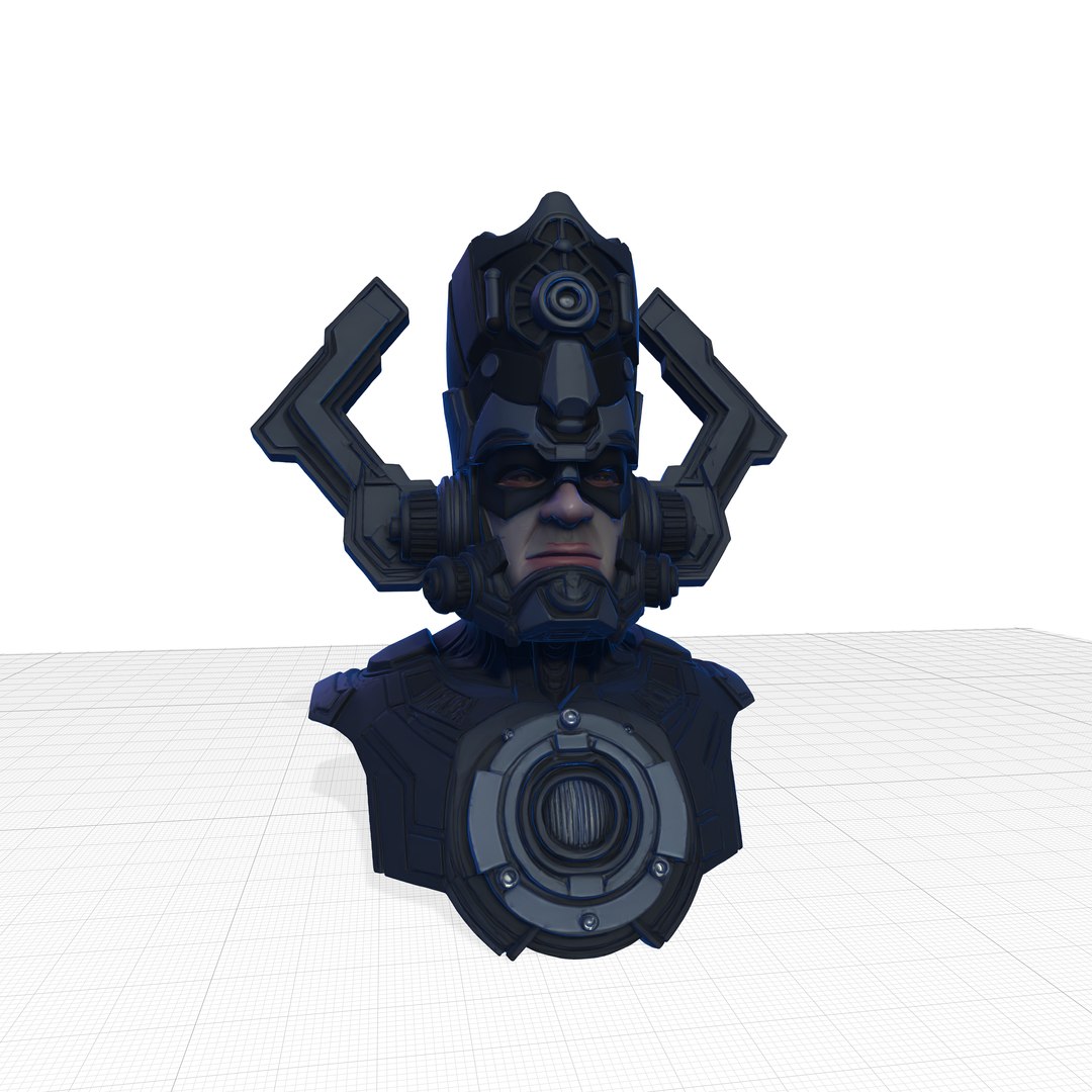 Galactus Cosmic Overlord Torso 3D Model Comics Inspired 3D Model ...