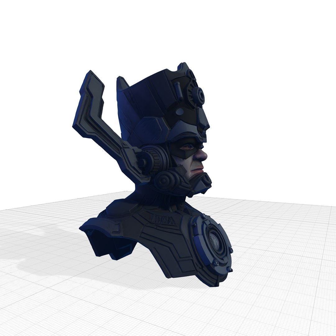 Galactus Cosmic Overlord Torso 3D Model Comics Inspired 3D Model ...