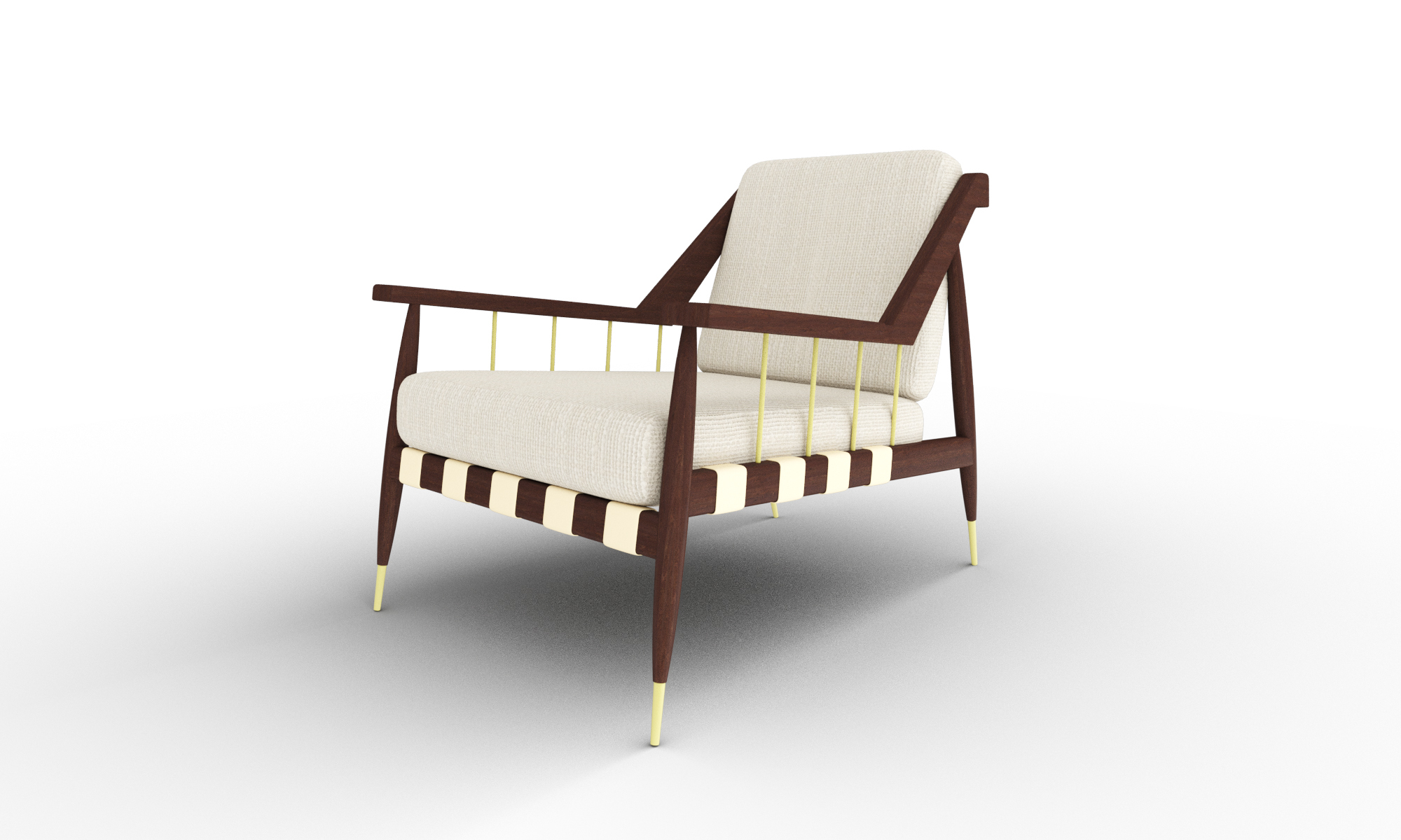 modèle 3D de Chaise longue Edmond Sponce - TurboSquid 1592203