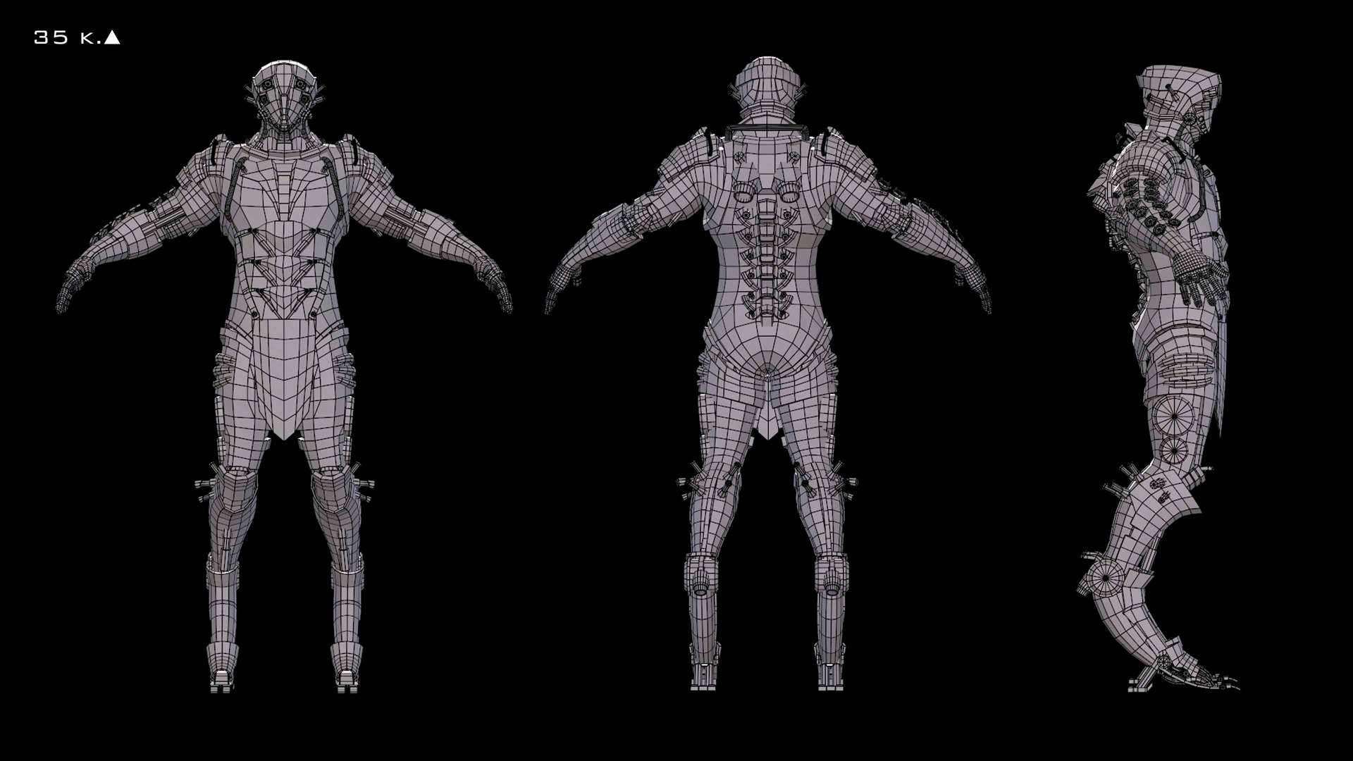 ANDROID 3D CHARACTER GAME READY 3D Model - TurboSquid 2193699