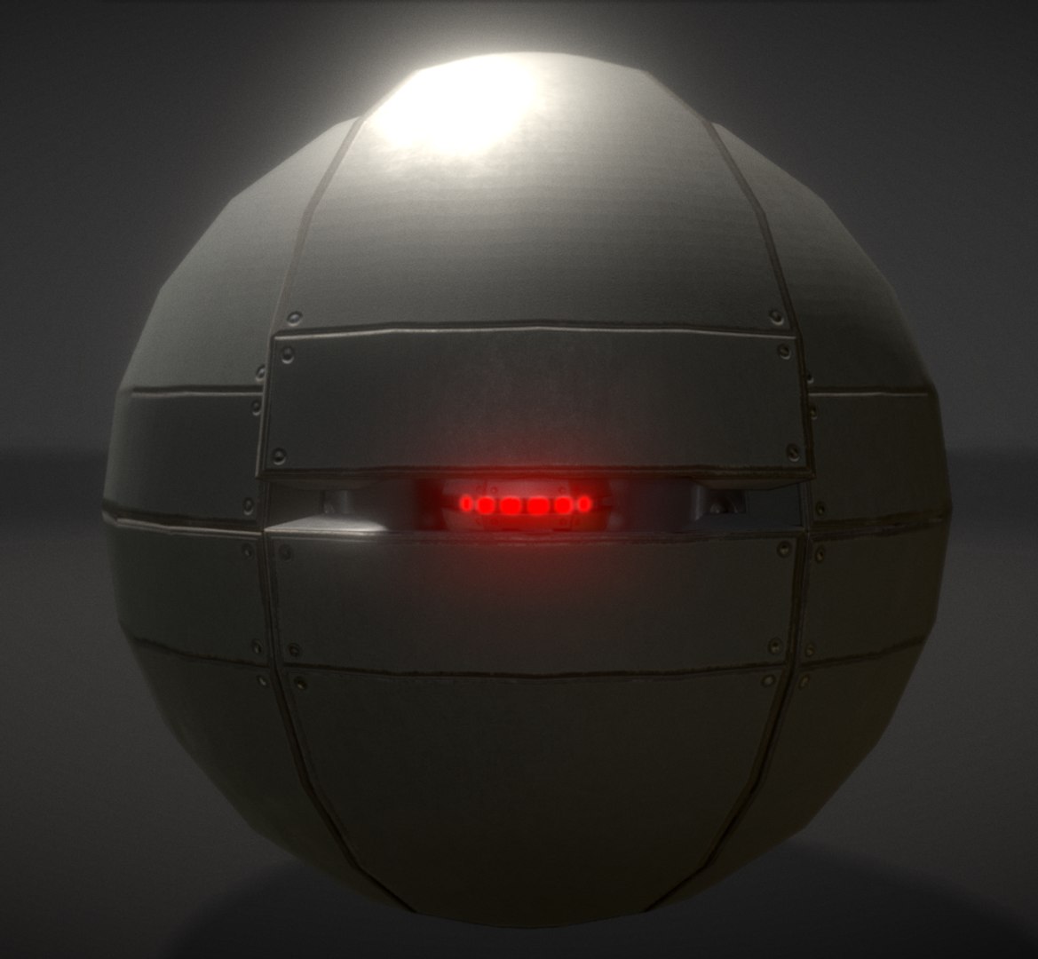 sphere bot 3d model