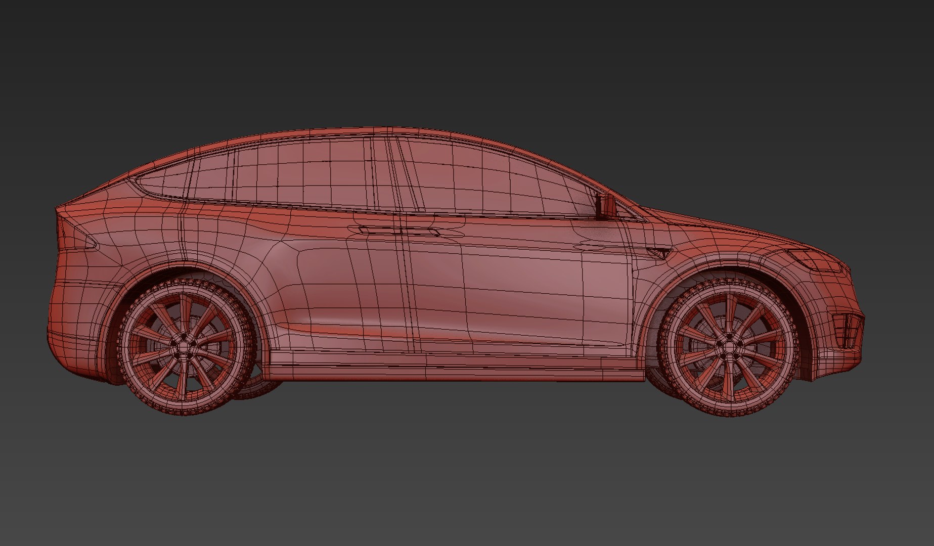 Tesla X 3D Model - TurboSquid 1152305