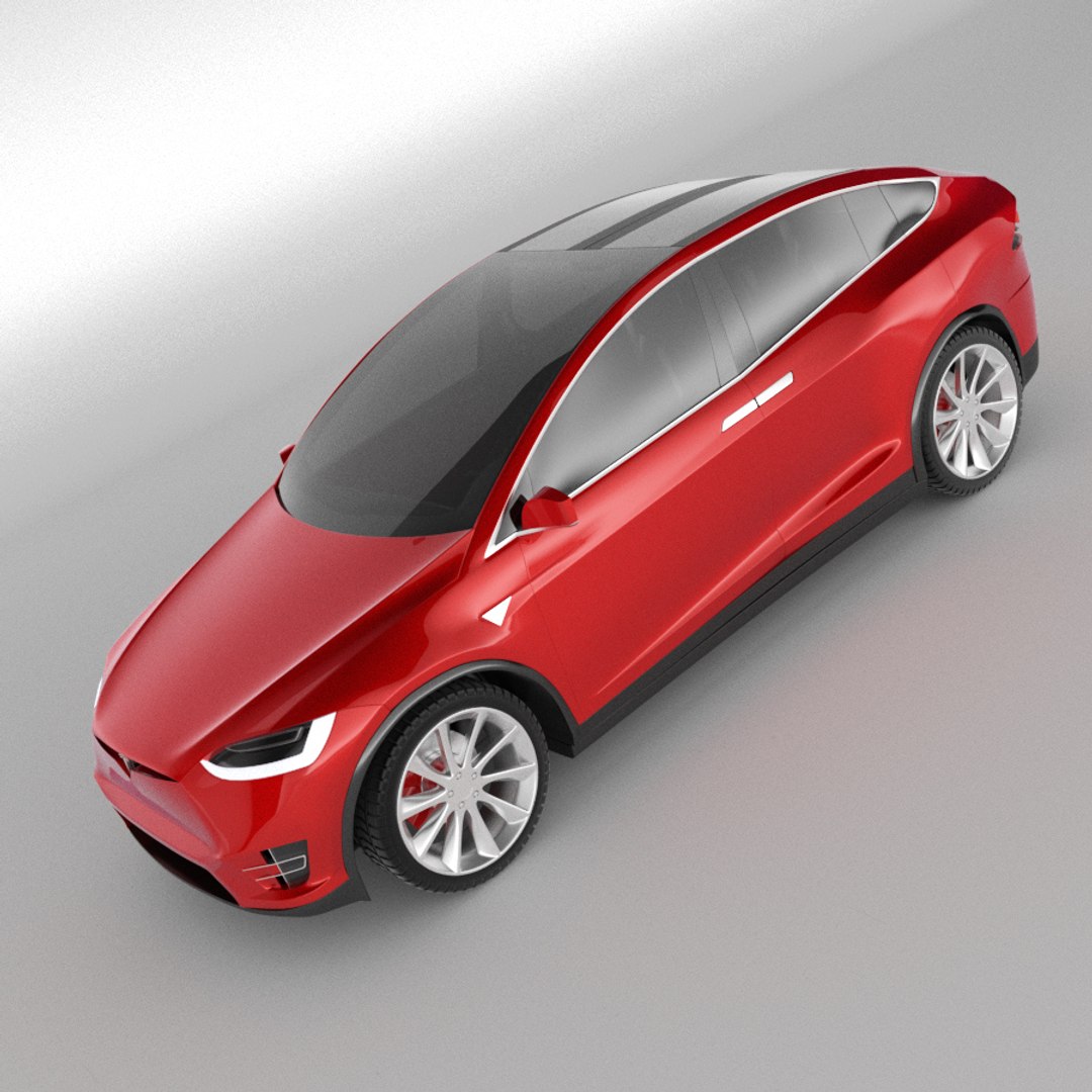 Tesla X 3D Model - TurboSquid 1152305