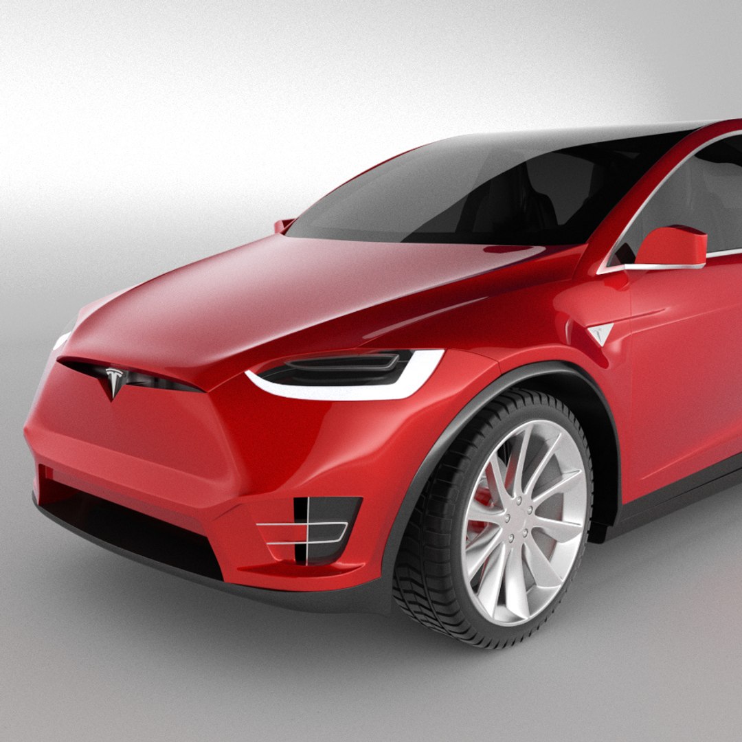 Tesla X 3D Model - TurboSquid 1152305