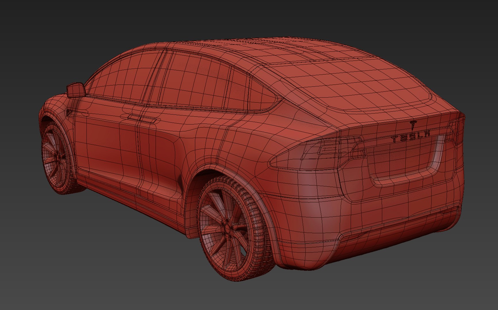 Tesla X 3D Model - TurboSquid 1152305