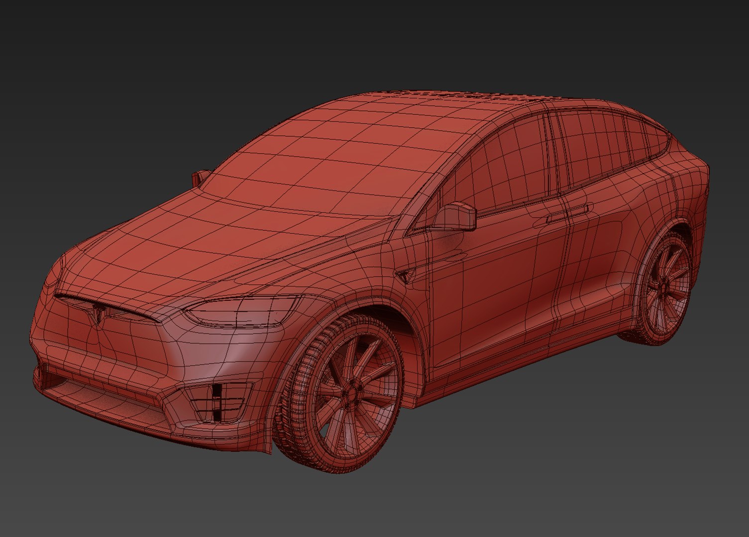 Tesla X 3D Model - TurboSquid 1152305