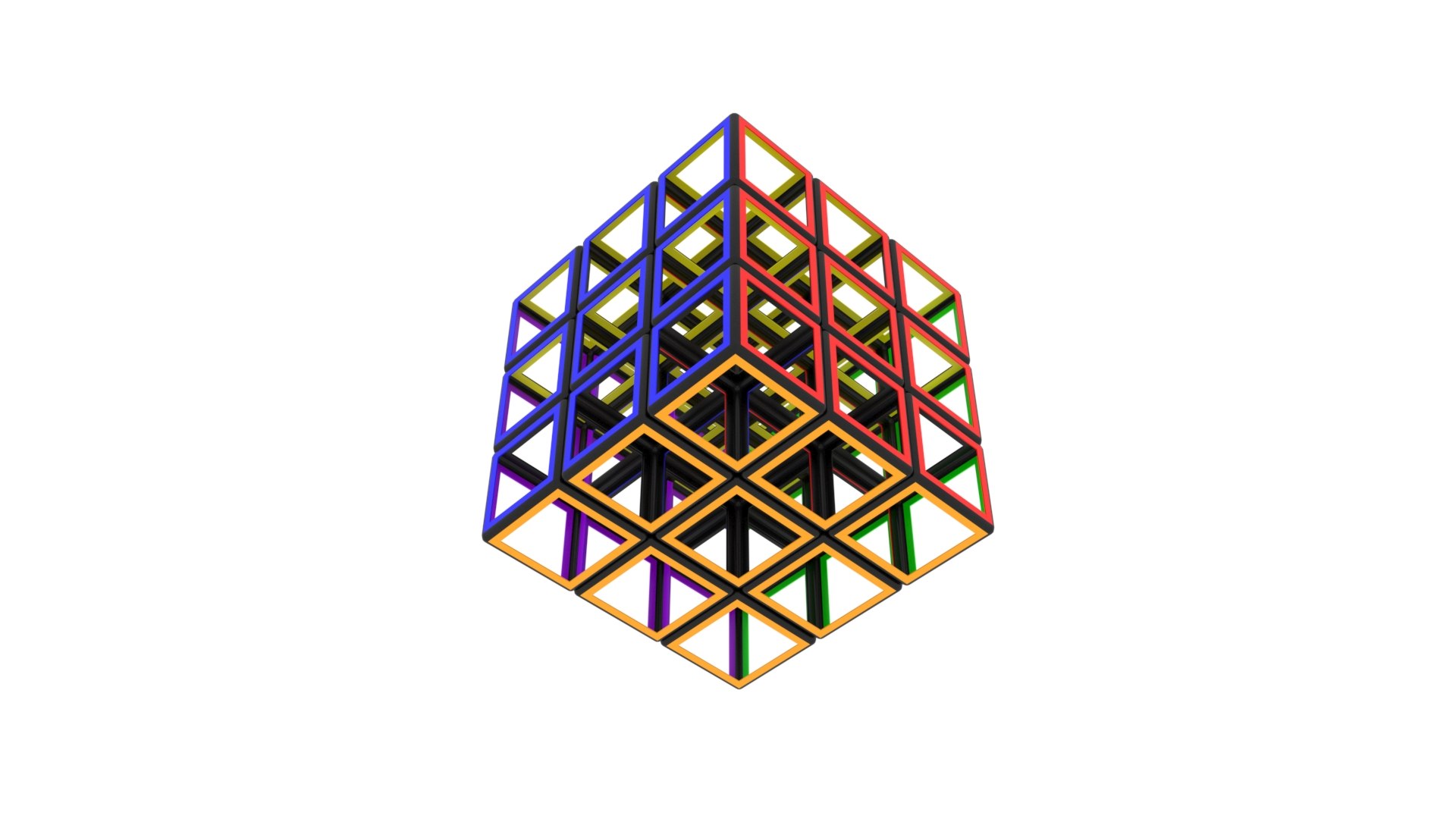 3D Rubiks Cube Skeletons Set - TurboSquid 1747883