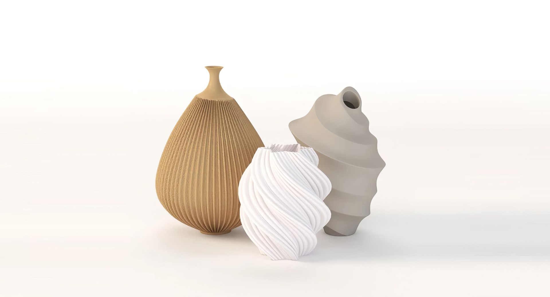 3D Luminary Printed Led Lamp Accent Vase Collection model - TurboSquid ...