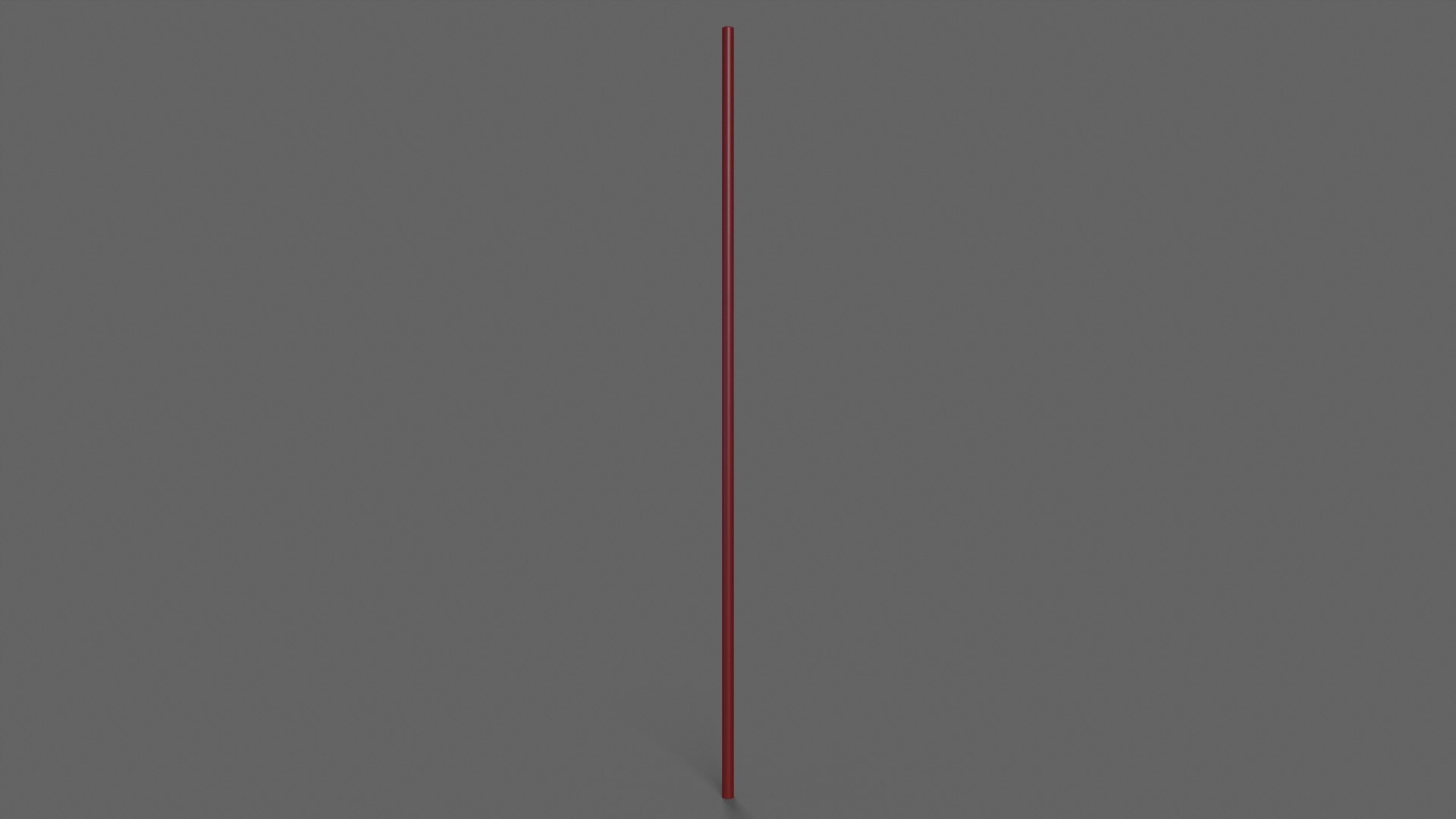 PBR Wushu Stick Red 3D - TurboSquid 1941943