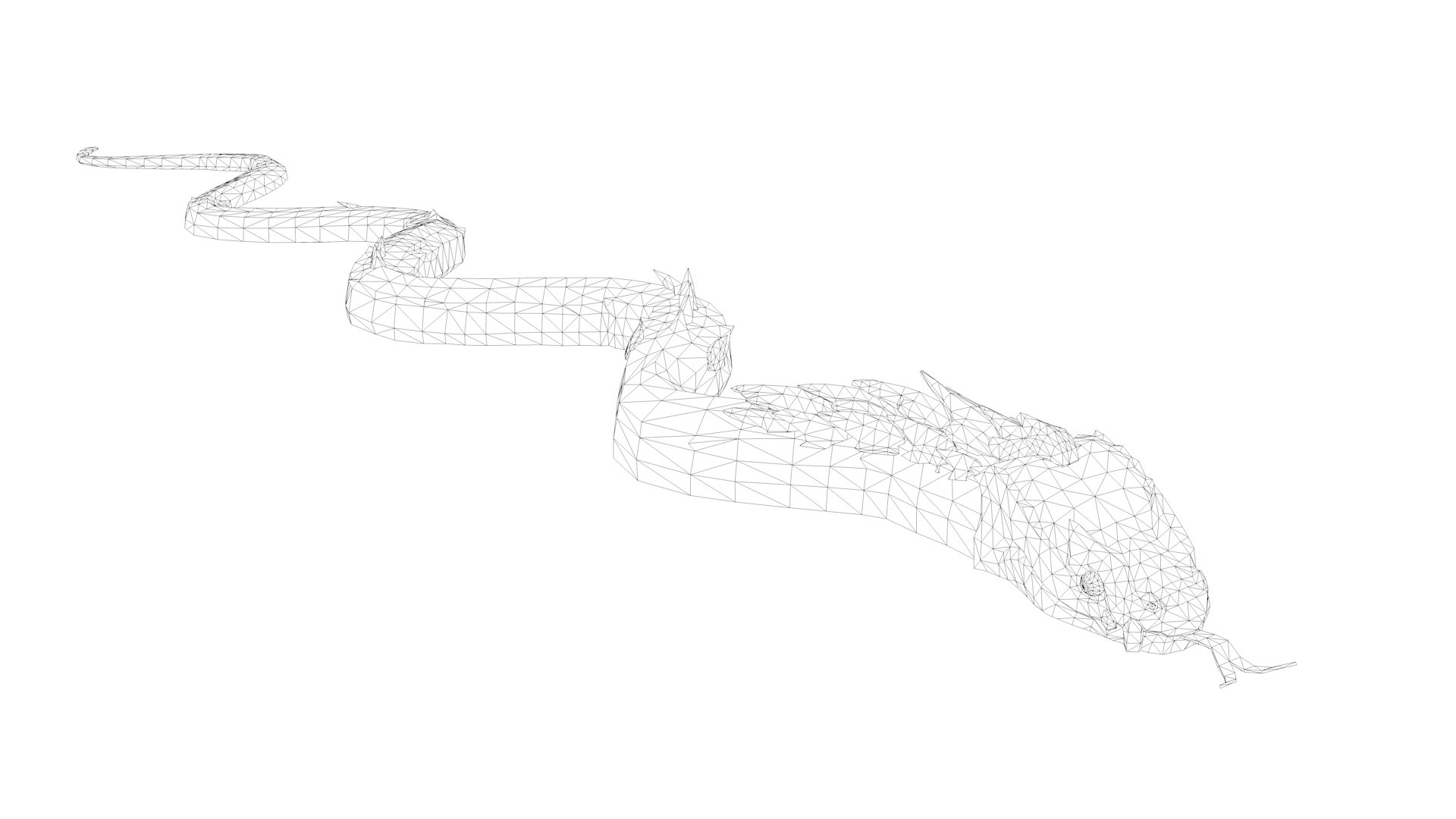 3D Snake Rigged And Animated Model - TurboSquid 2331459