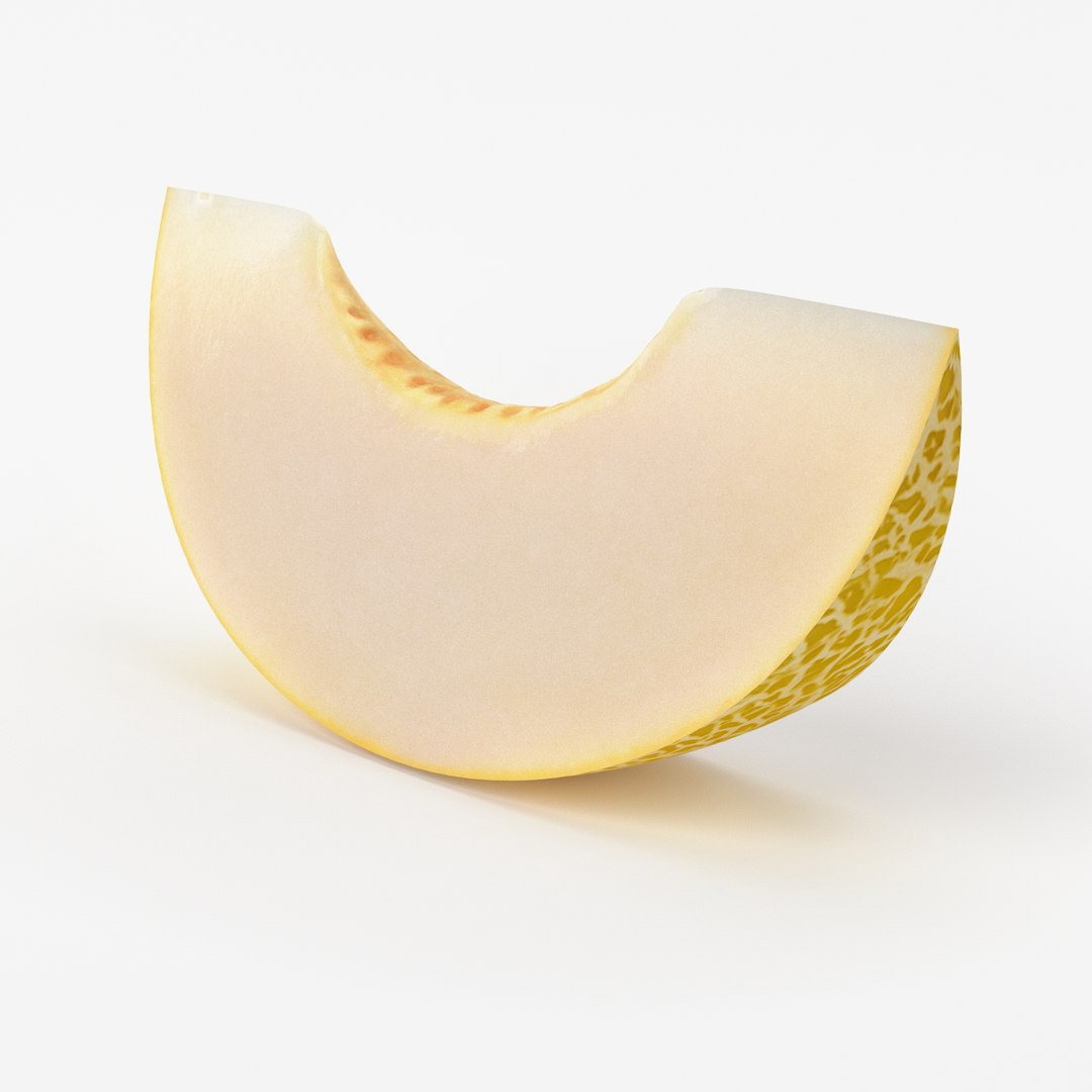 3d Model Realistic Melon Real Vegetables