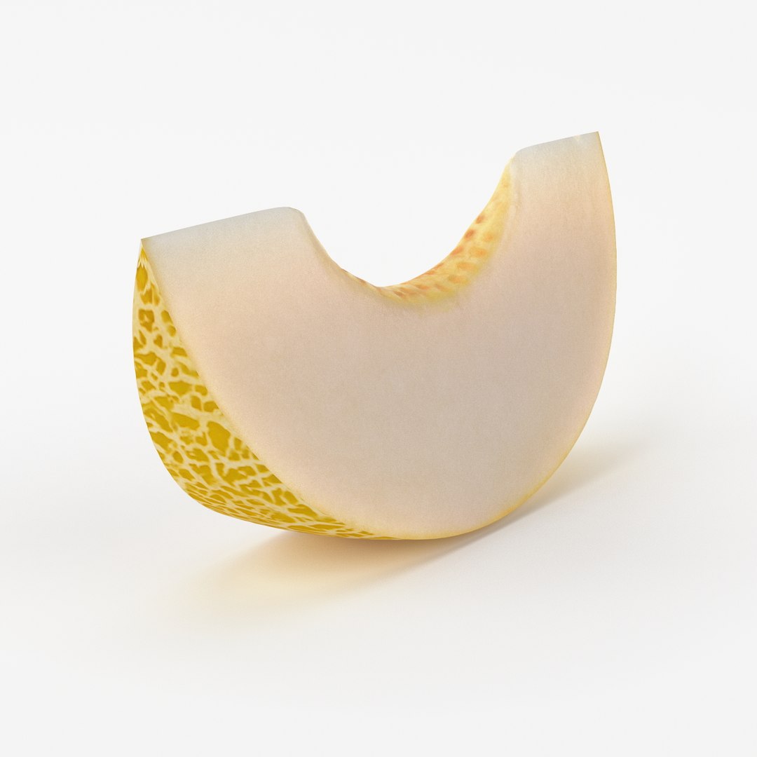 3d Model Realistic Melon Real Vegetables