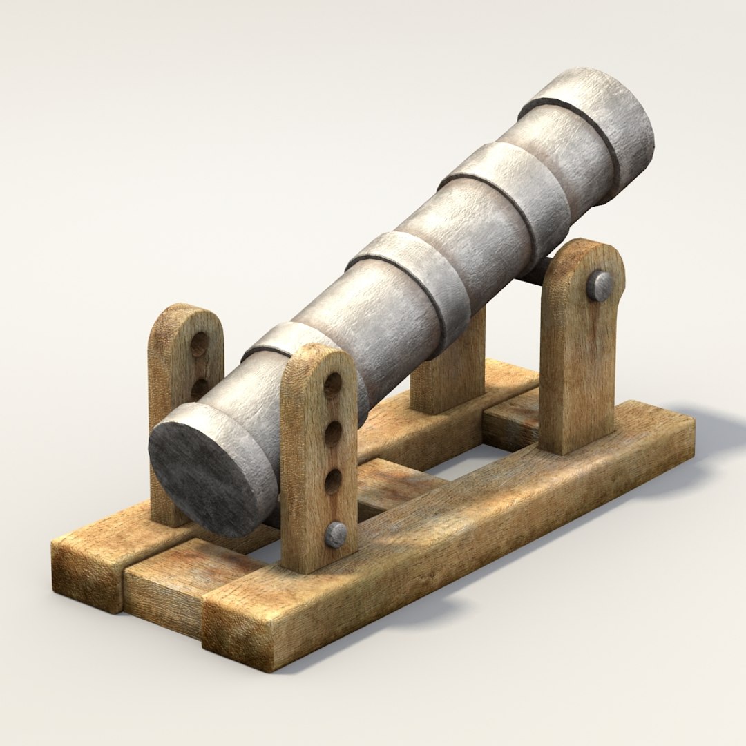 3d middle age bombard weapon