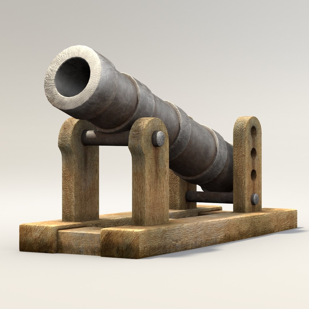3d middle age bombard weapon