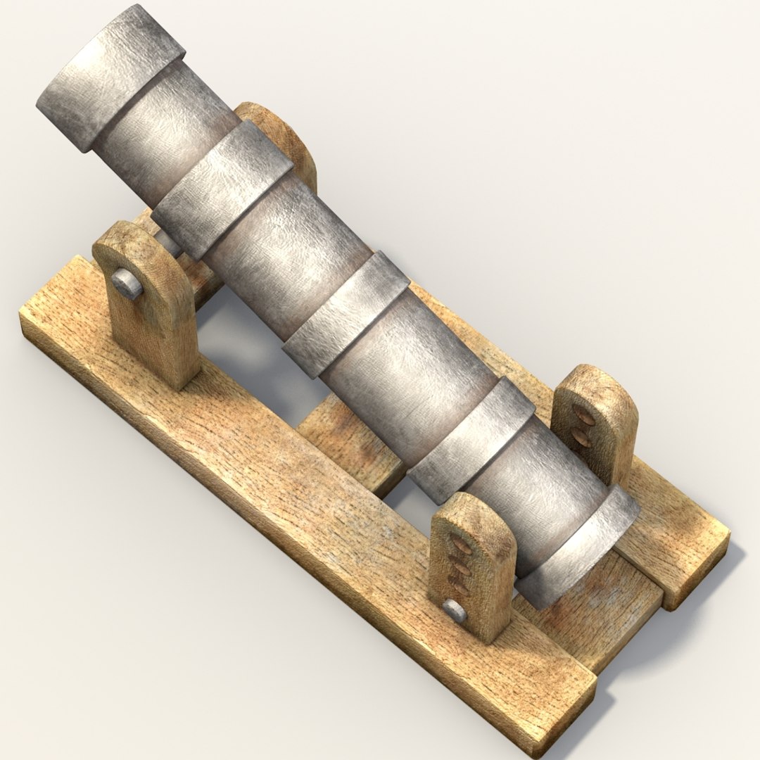 3d middle age bombard weapon