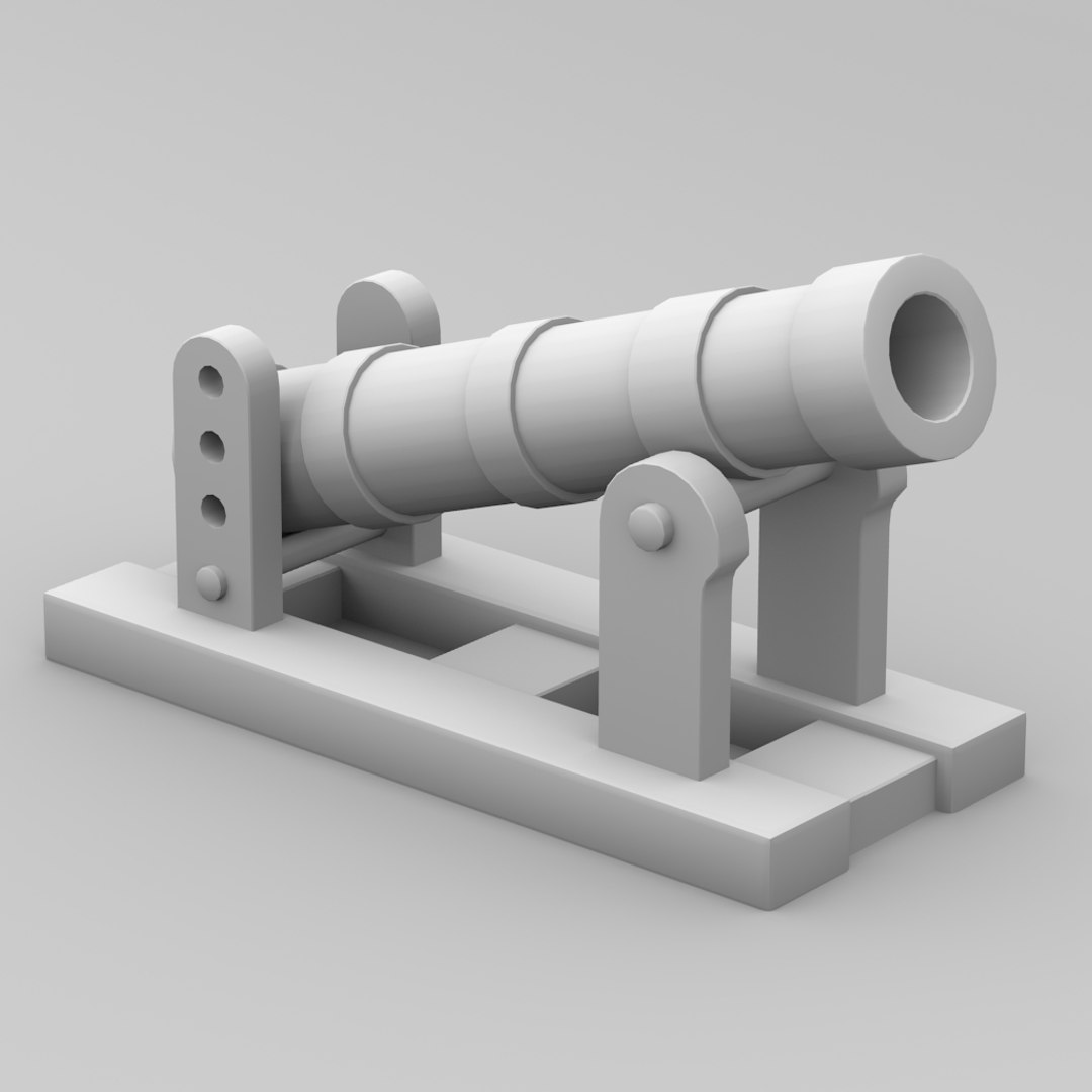 3d middle age bombard weapon