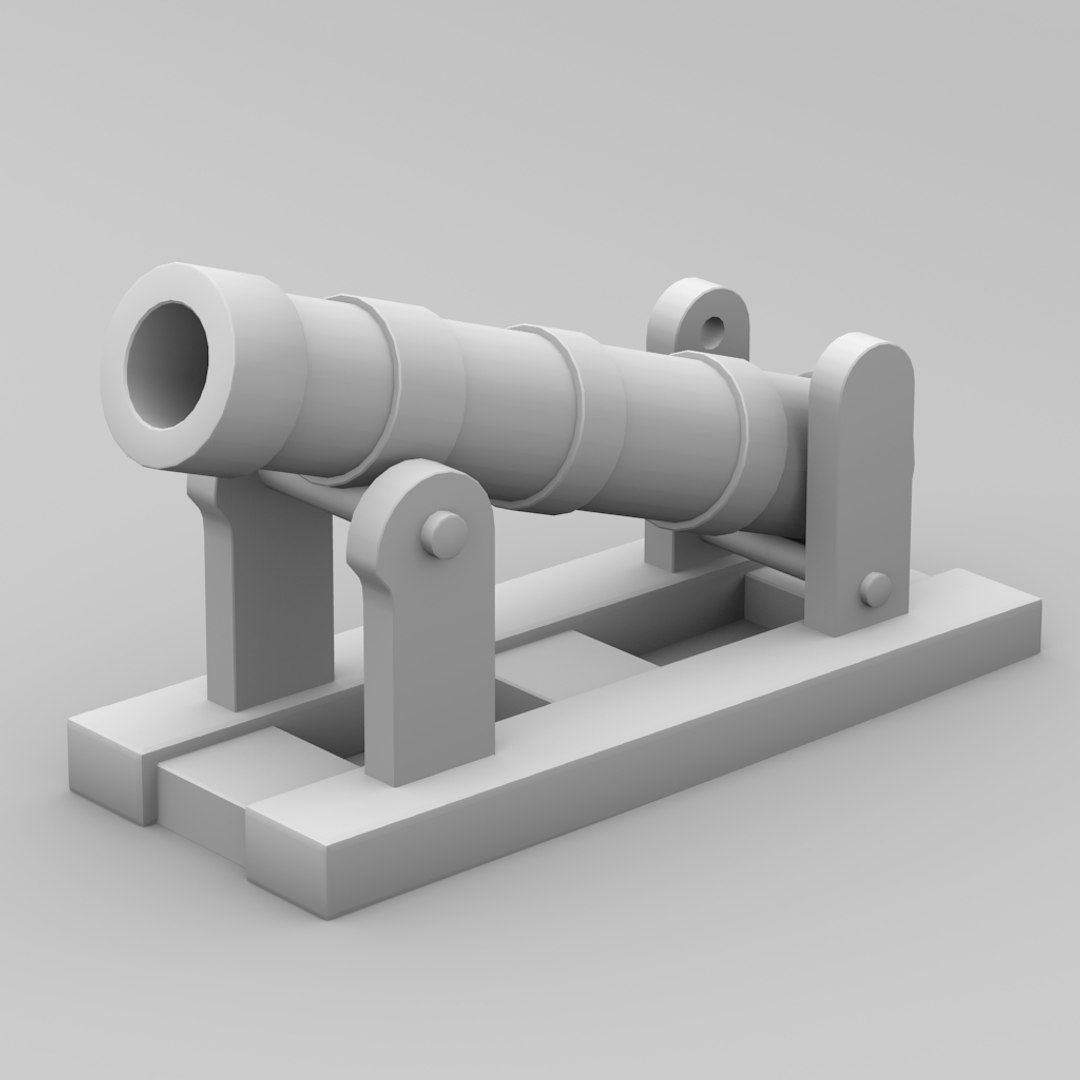 3d middle age bombard weapon