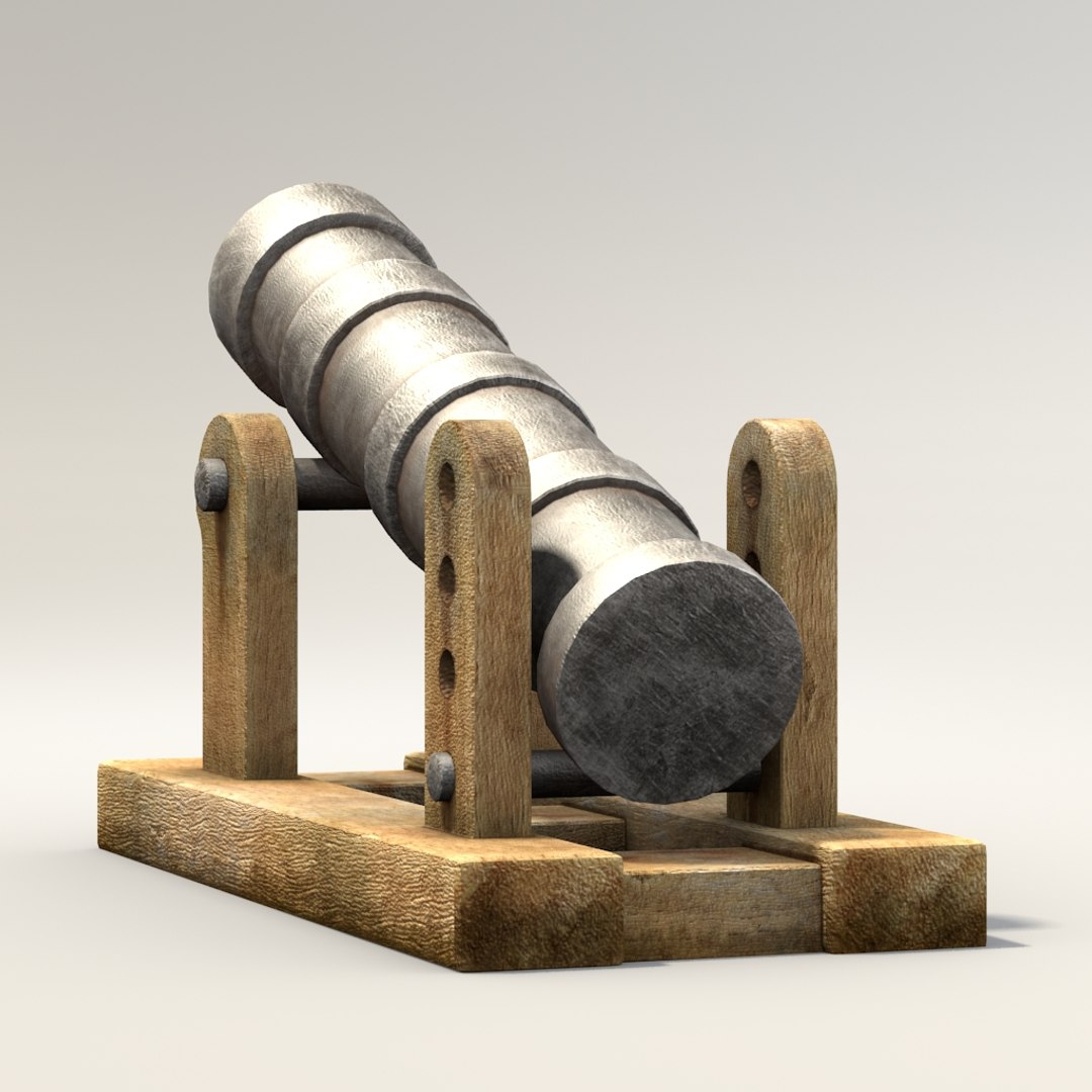 3d middle age bombard weapon
