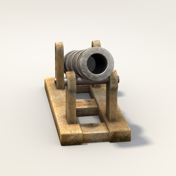 3d middle age bombard weapon
