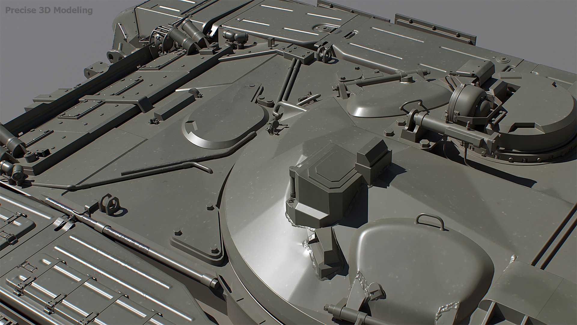 TOS-1A Solntsepyok Multiple Rocket Launcher 3D Model - TurboSquid 2335895