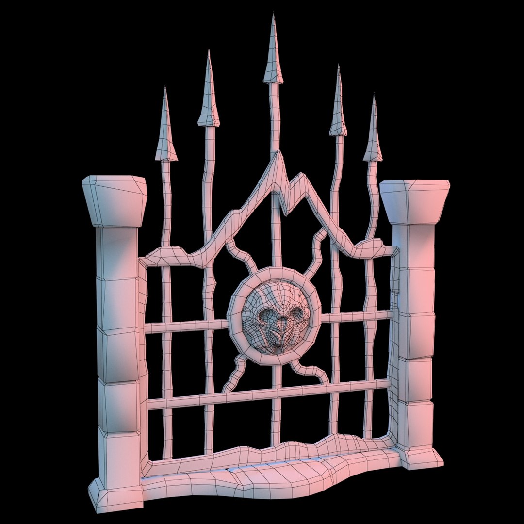 Fantasy Gate 3D Model - TurboSquid 1402285