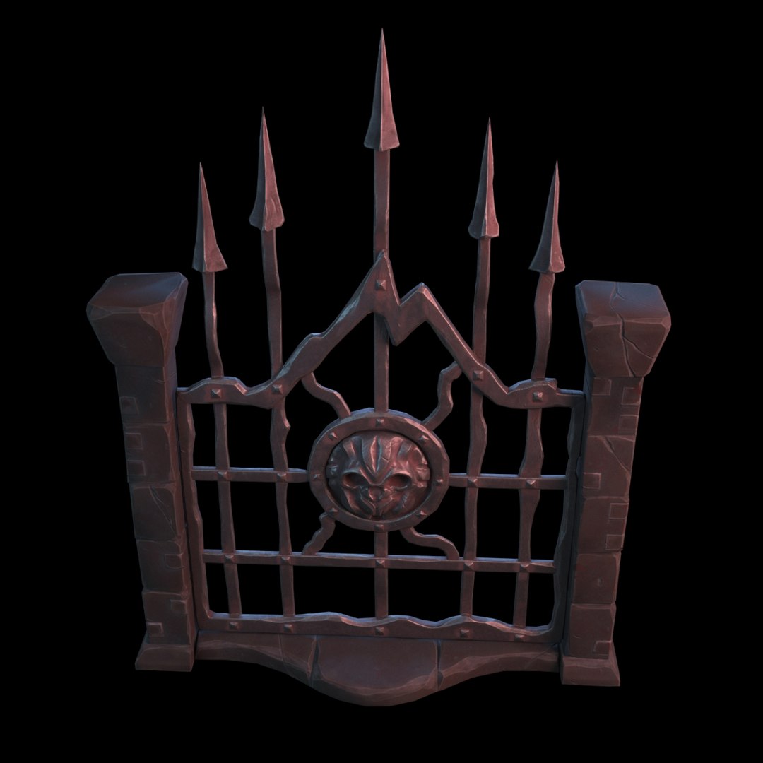 Fantasy Gate 3D Model - TurboSquid 1402285