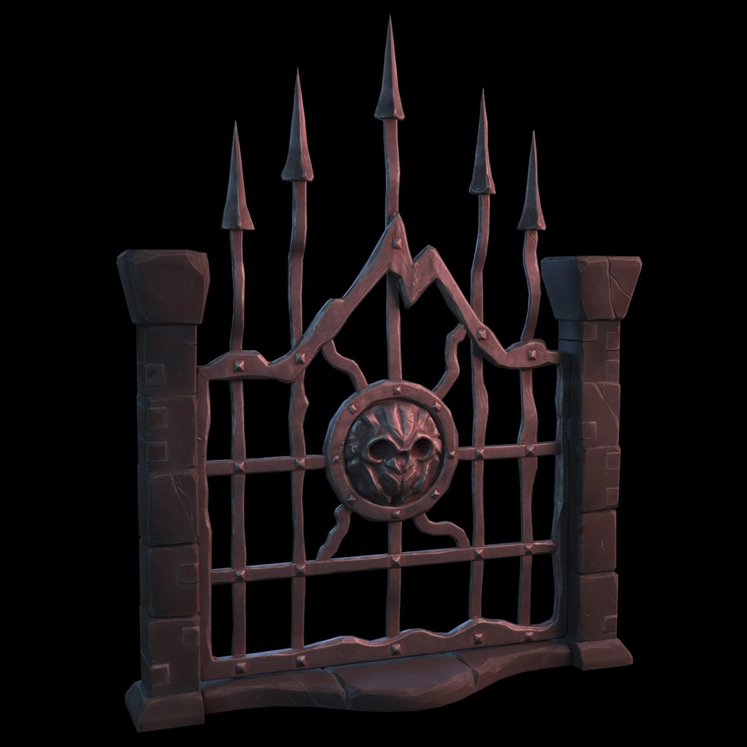 Fantasy Gate 3D Model - TurboSquid 1402285