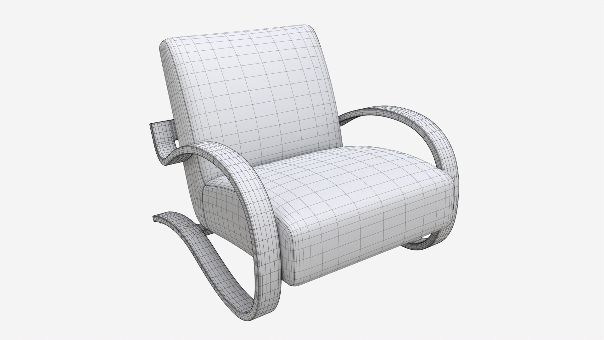 3D Leather Lounge Chair Model - TurboSquid 1934906