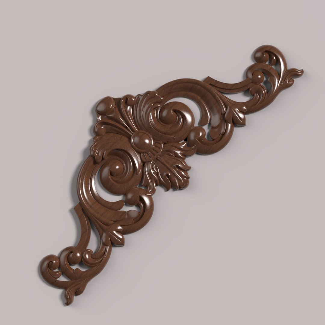 Decor carving 3D model - TurboSquid 1187743