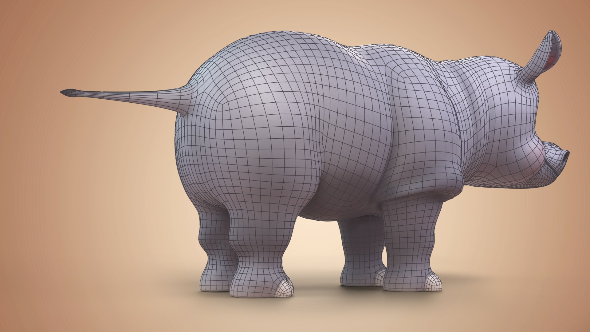 Rhino Cartoon Rigged 3D Model - TurboSquid 2044113