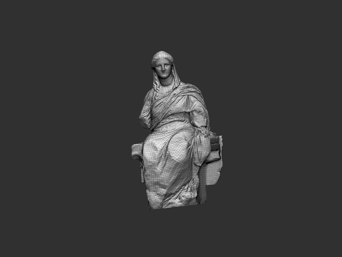 Ancient Statue Model - TurboSquid 2238969