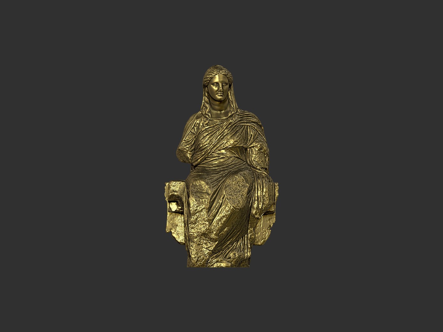 Ancient Statue Model - TurboSquid 2238969