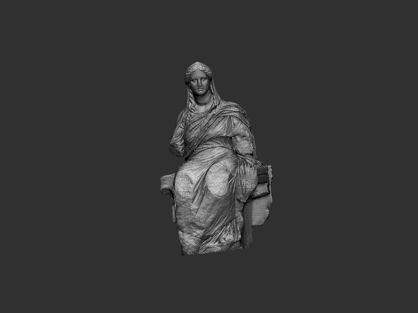 Ancient Statue Model - TurboSquid 2238969