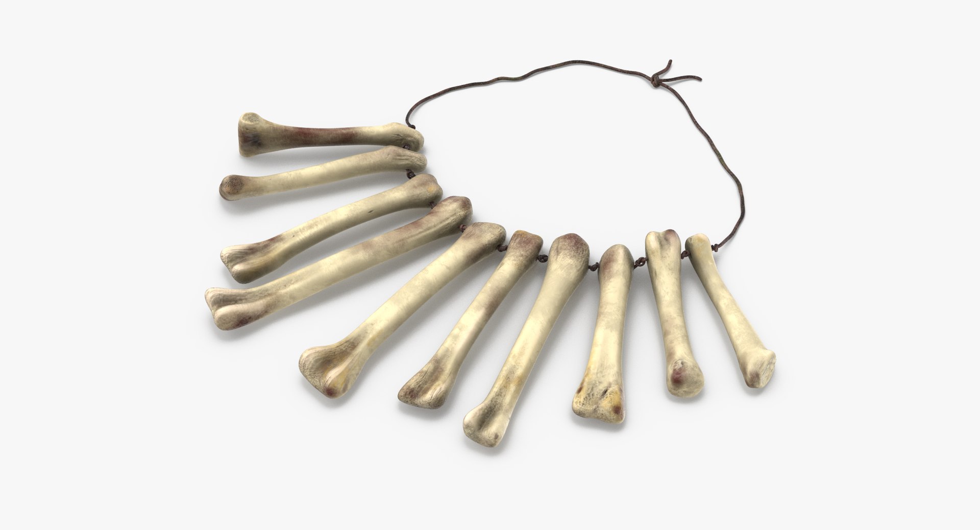 3d Bone Necklace