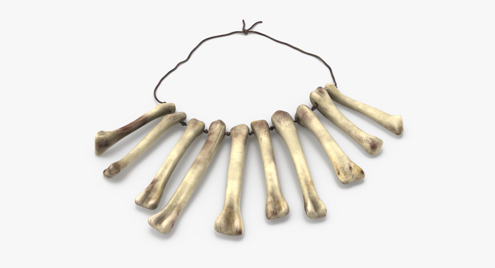 3d Bone Necklace