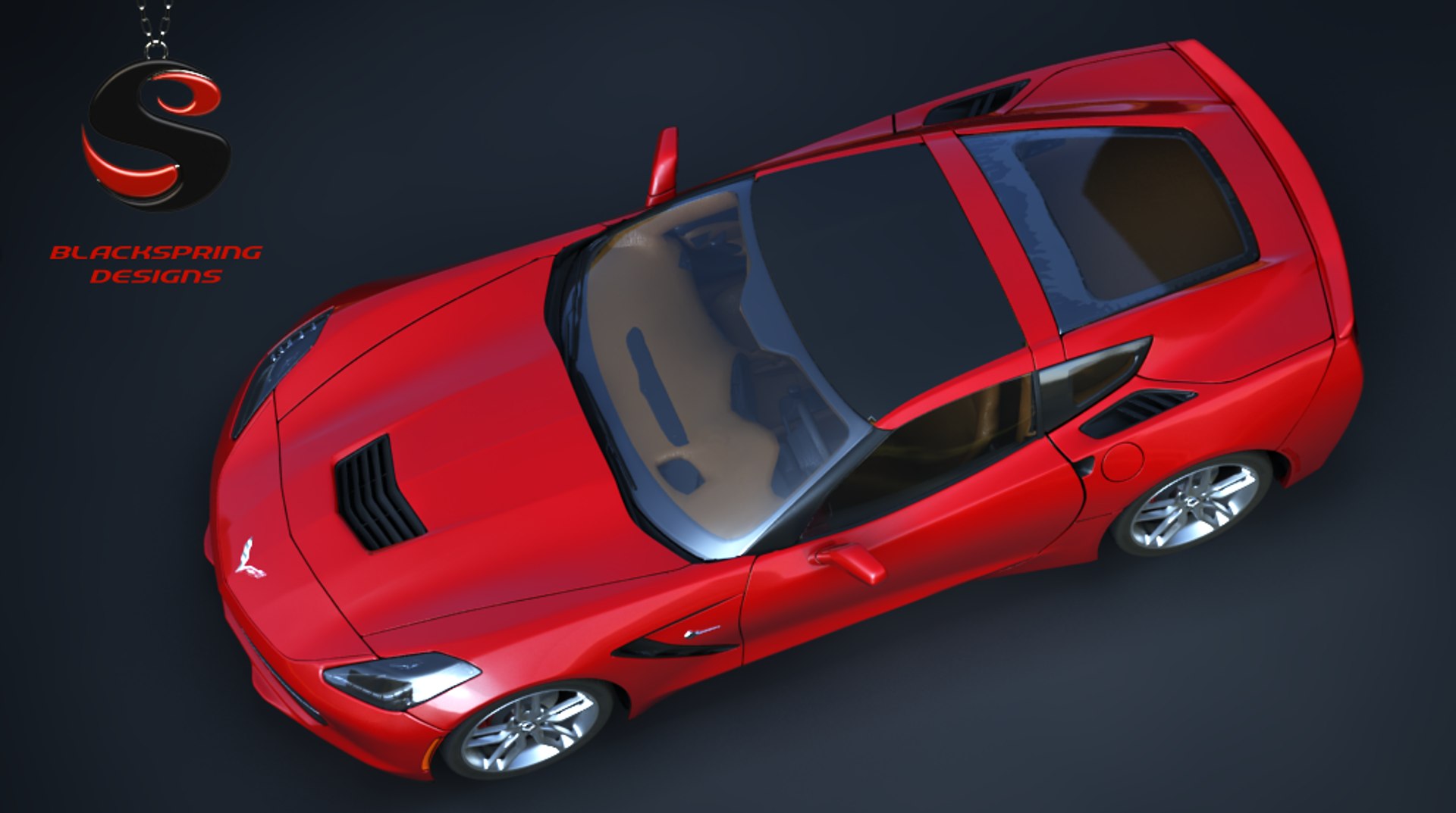 3d Model Chevrolet Corvette C7 Stingray