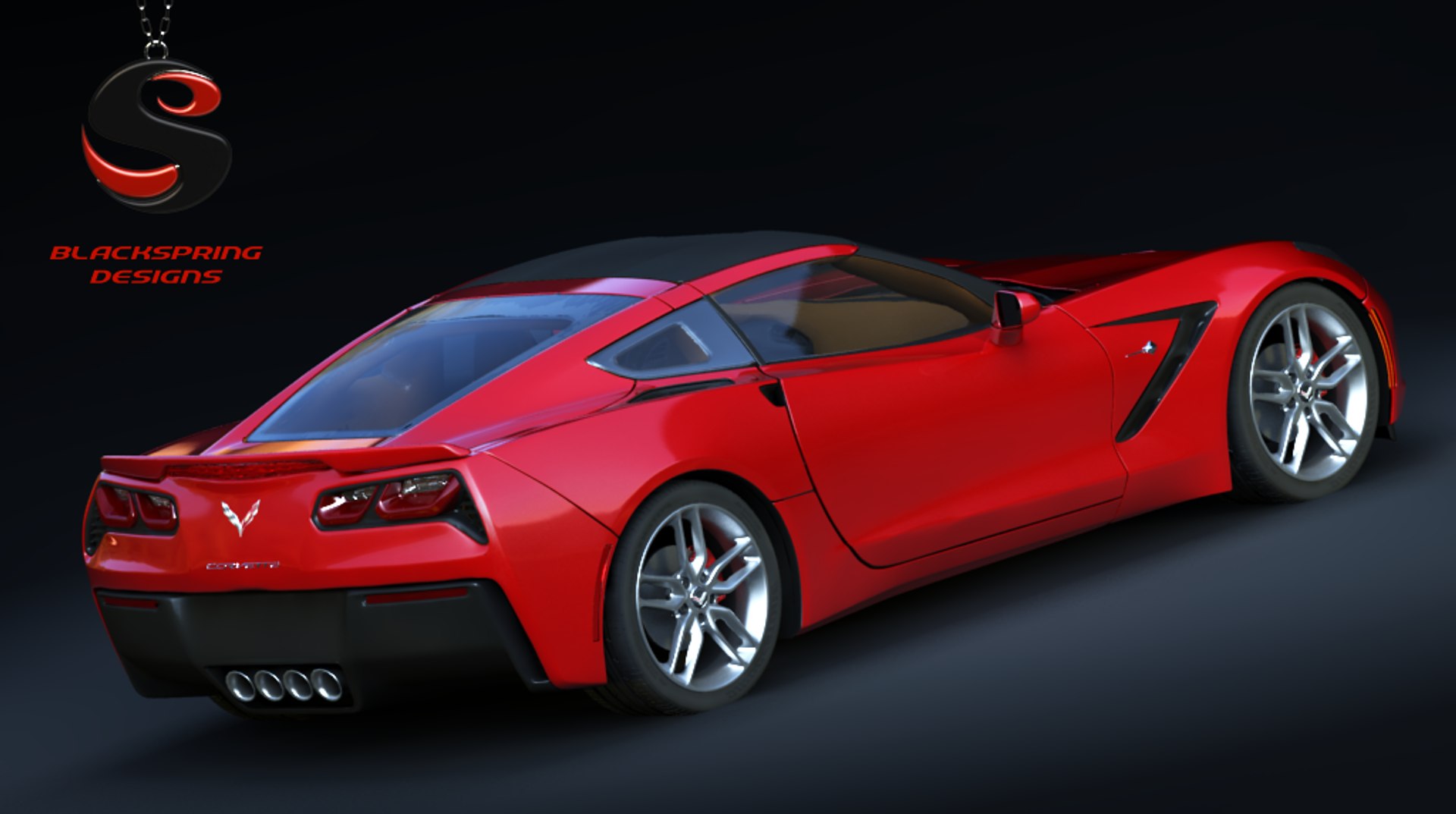 3d Model Chevrolet Corvette C7 Stingray