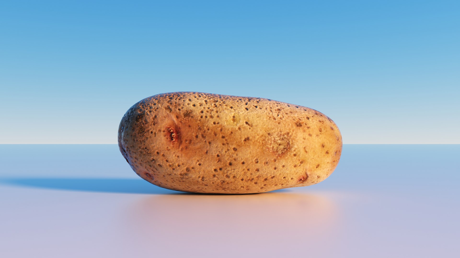3D Photorealistic 3D Scan Of Potato - TurboSquid 2229531