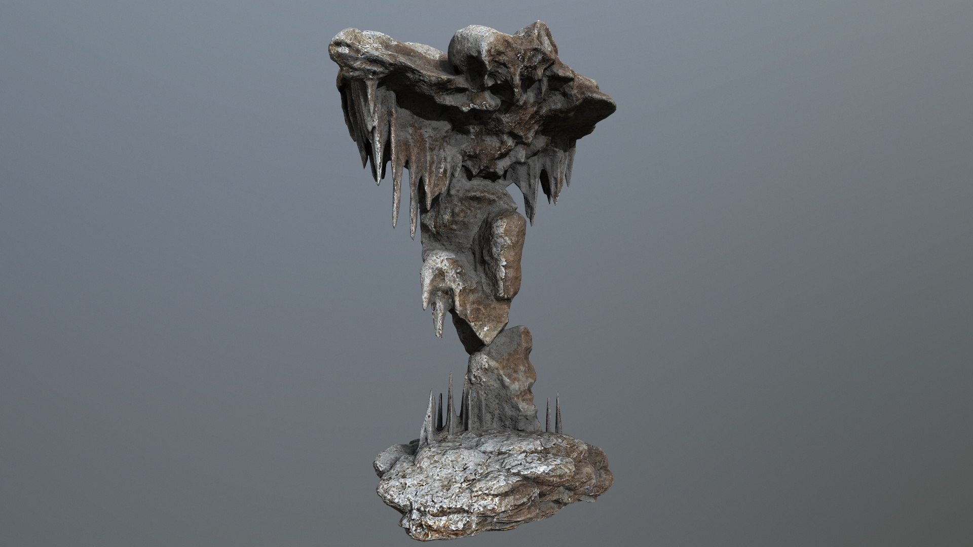 3D Cave Rocks Model - TurboSquid 2389053