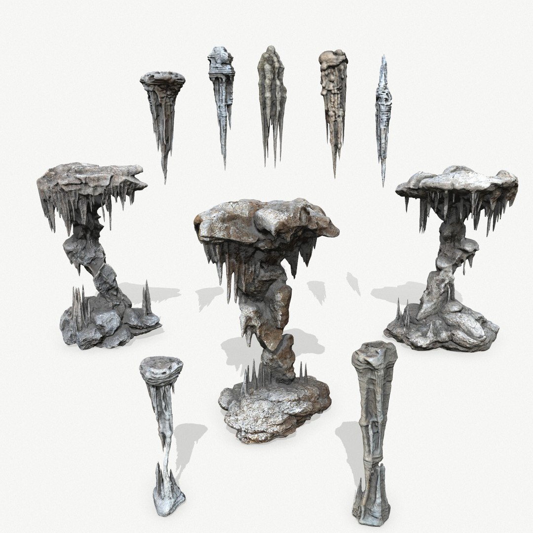 3D Cave Rocks Model - TurboSquid 2389053